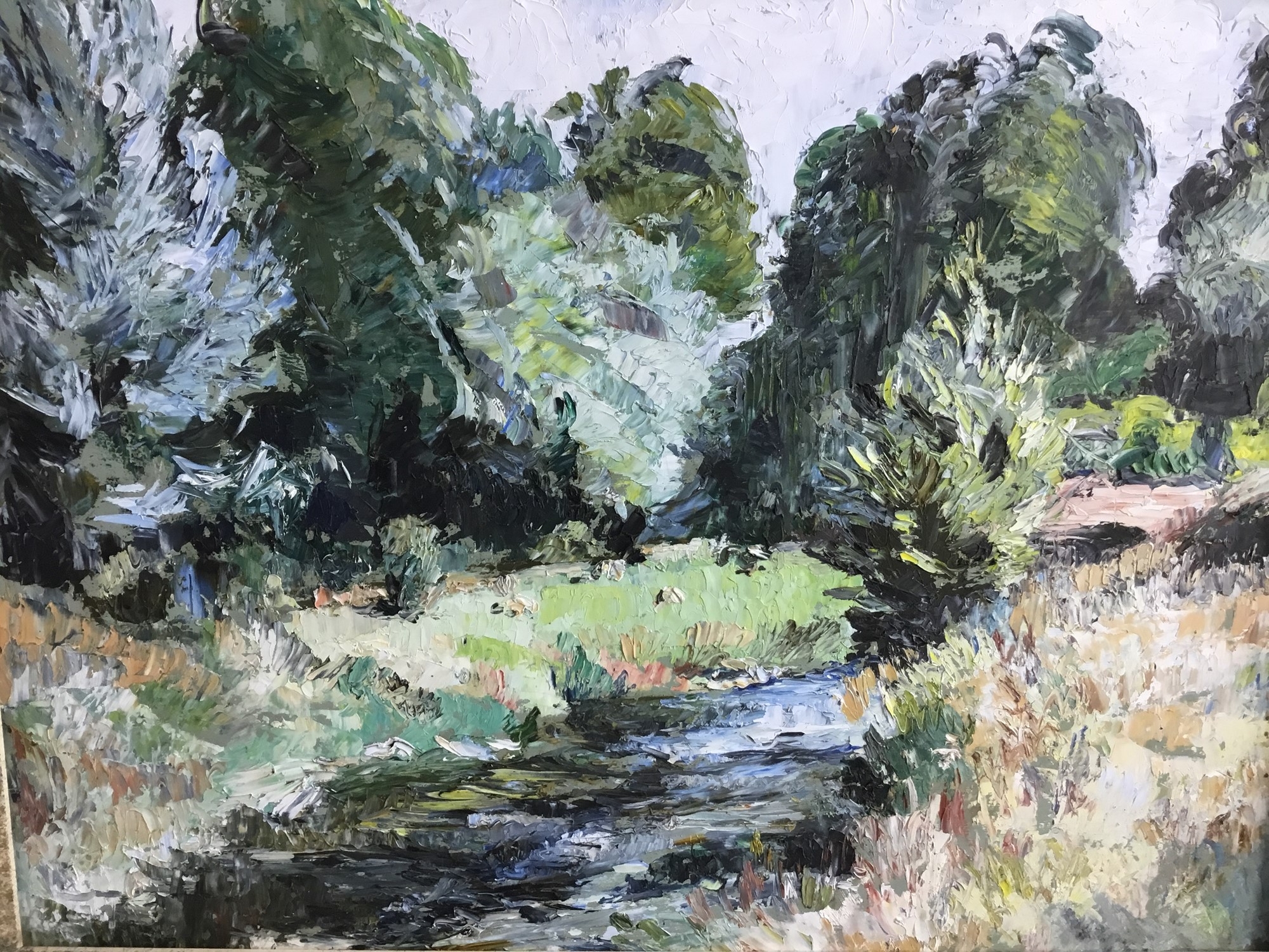 Ronald Ossory Dunlop | River landscape | MutualArt