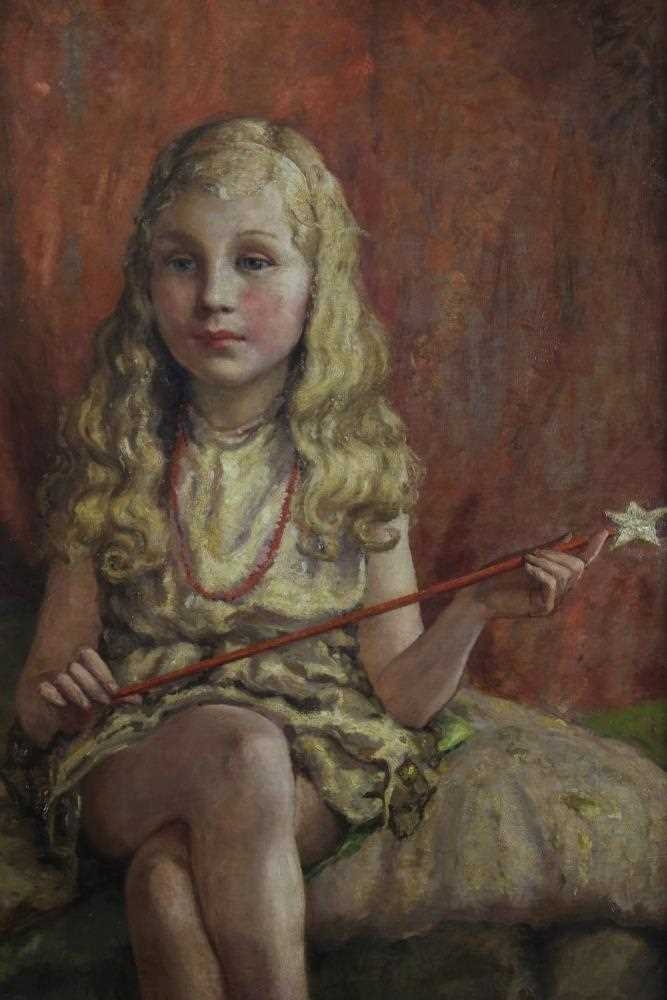 William Alexander Cuthbertson | young girl with a wand | MutualArt