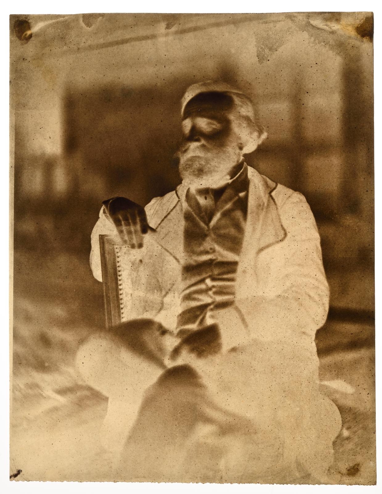 Louis Remy Robert | Portrait d’Émile Van Marcke, son gendre, accoudé ...