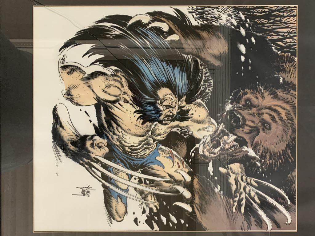 Joe Kubert | Wolverine Calendar Art. (1997) | MutualArt