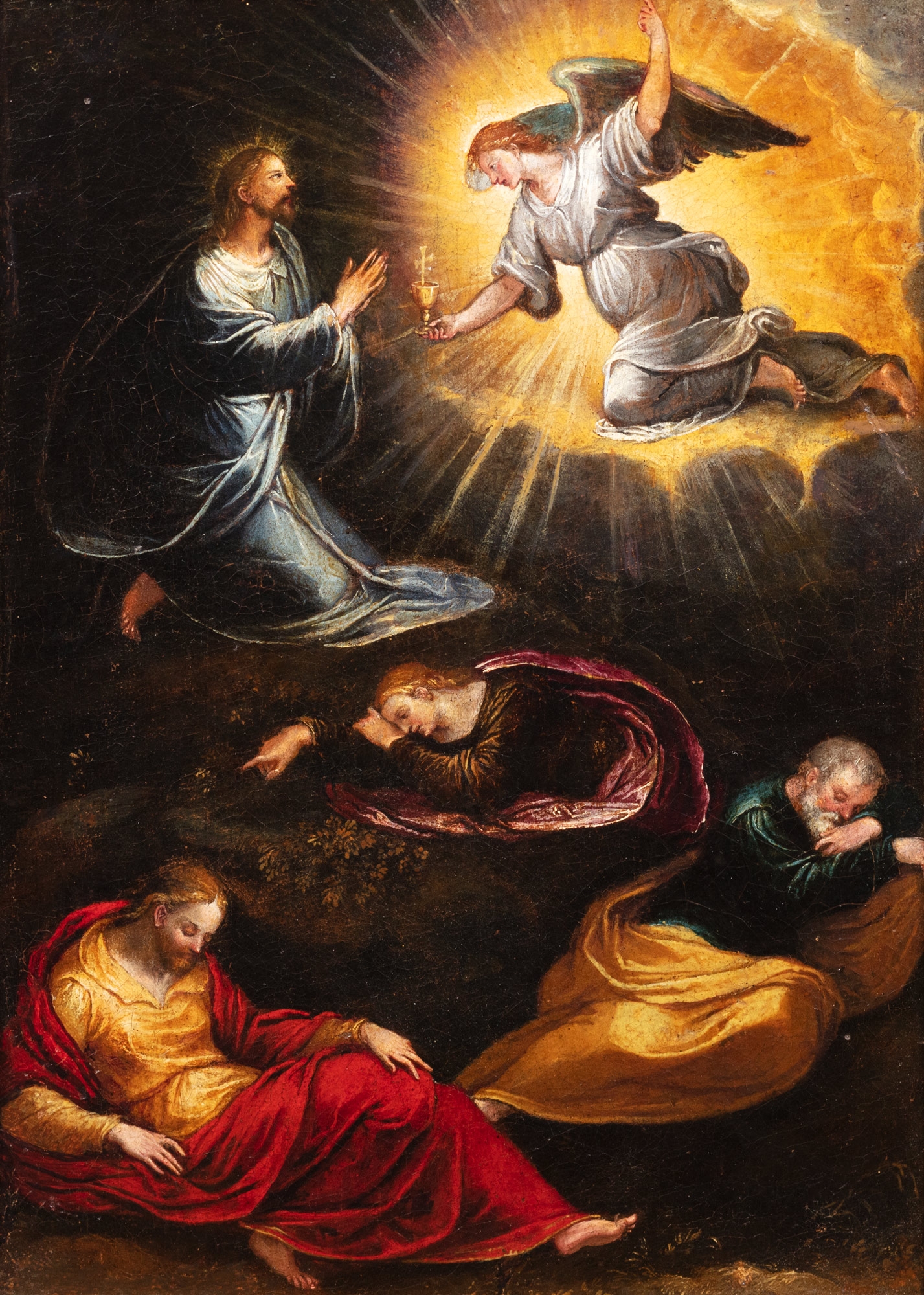 Venetian School, 16th Century | Christ in the Garden of Gethsemane | MutualArt