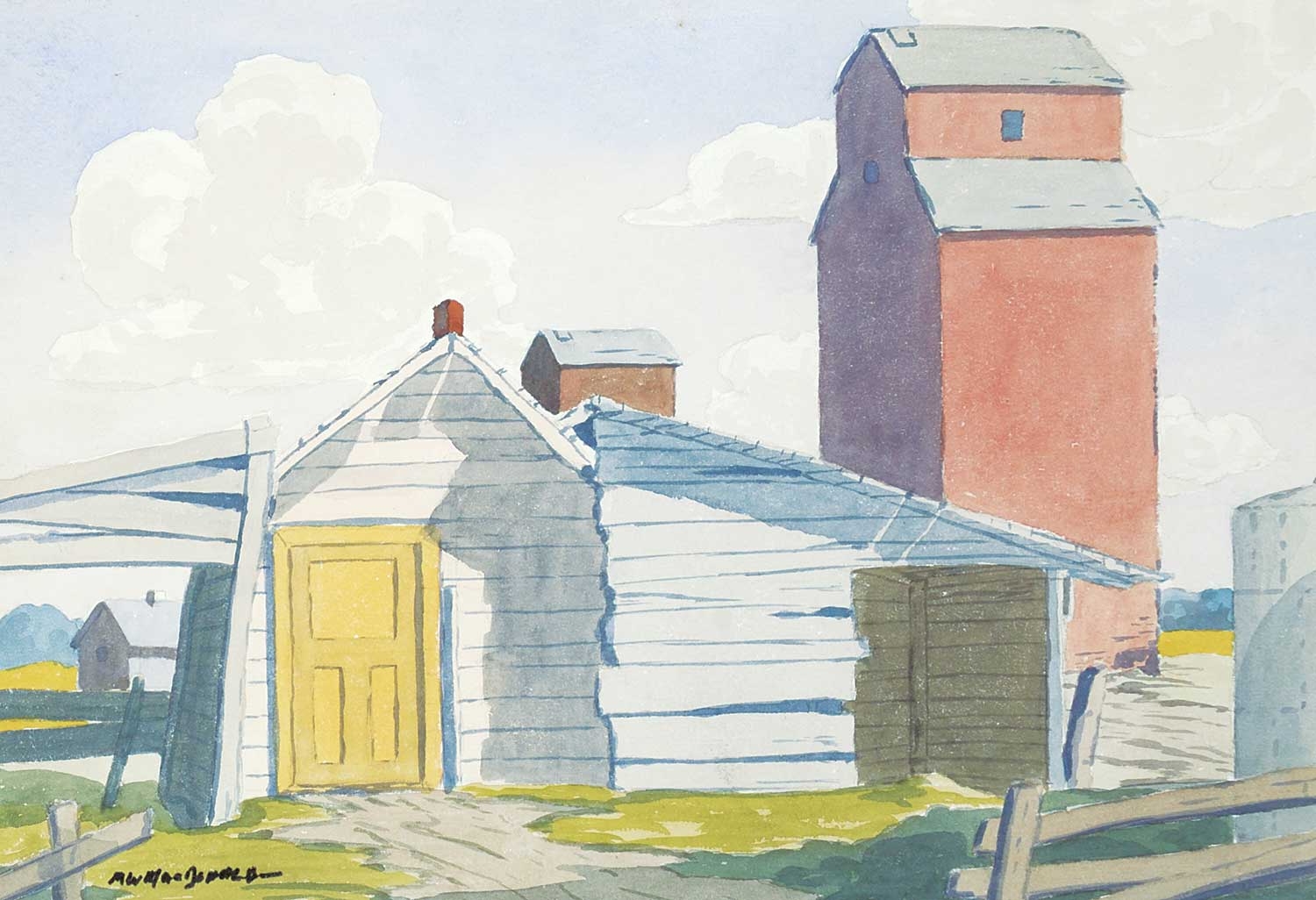 Murray William Macdonald | Untitled - Grain Elevator | MutualArt