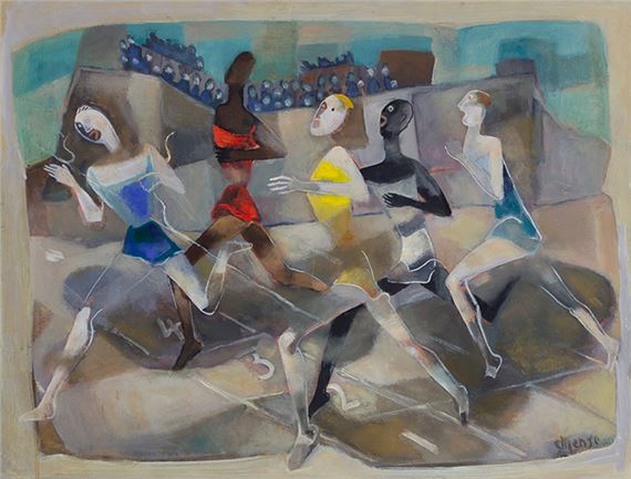 Carlo Mense | Schnell-Läufer 100 Meter (1956) | MutualArt