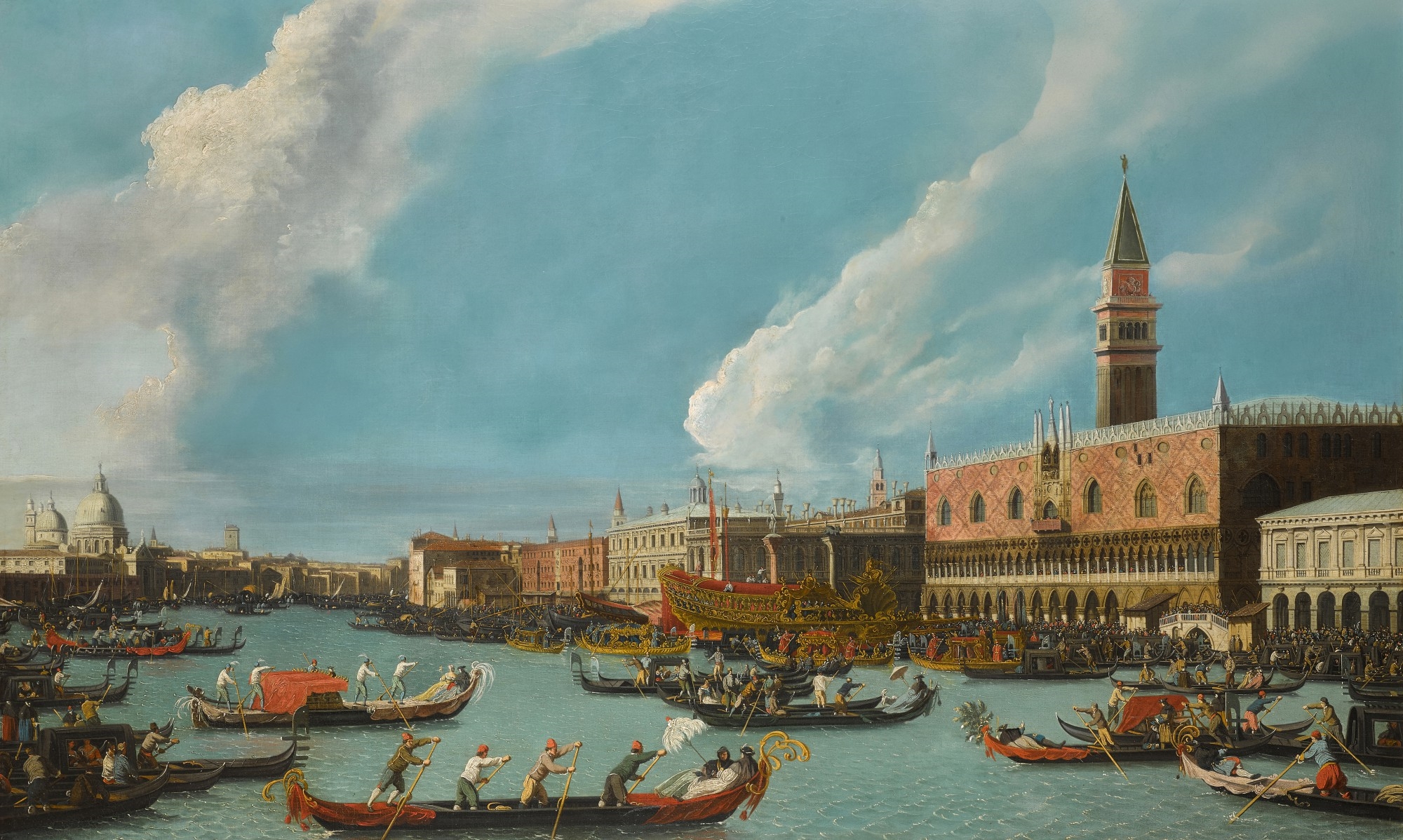 Canaletto | Venice, the Bucintoro returning to the molo on Ascension ...