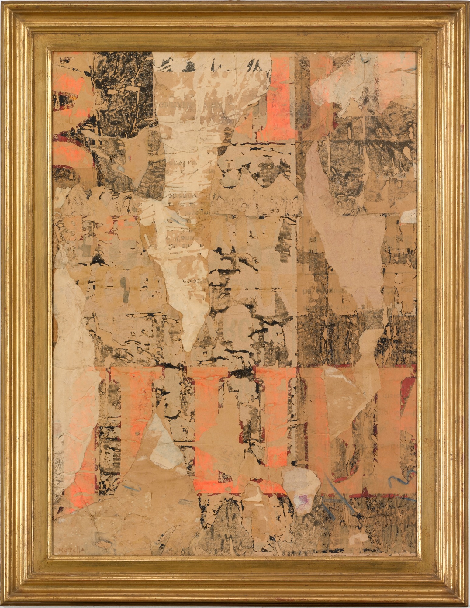 Mimmo Rotella | PASSEGGIATA RIPETTA (1960) | MutualArt