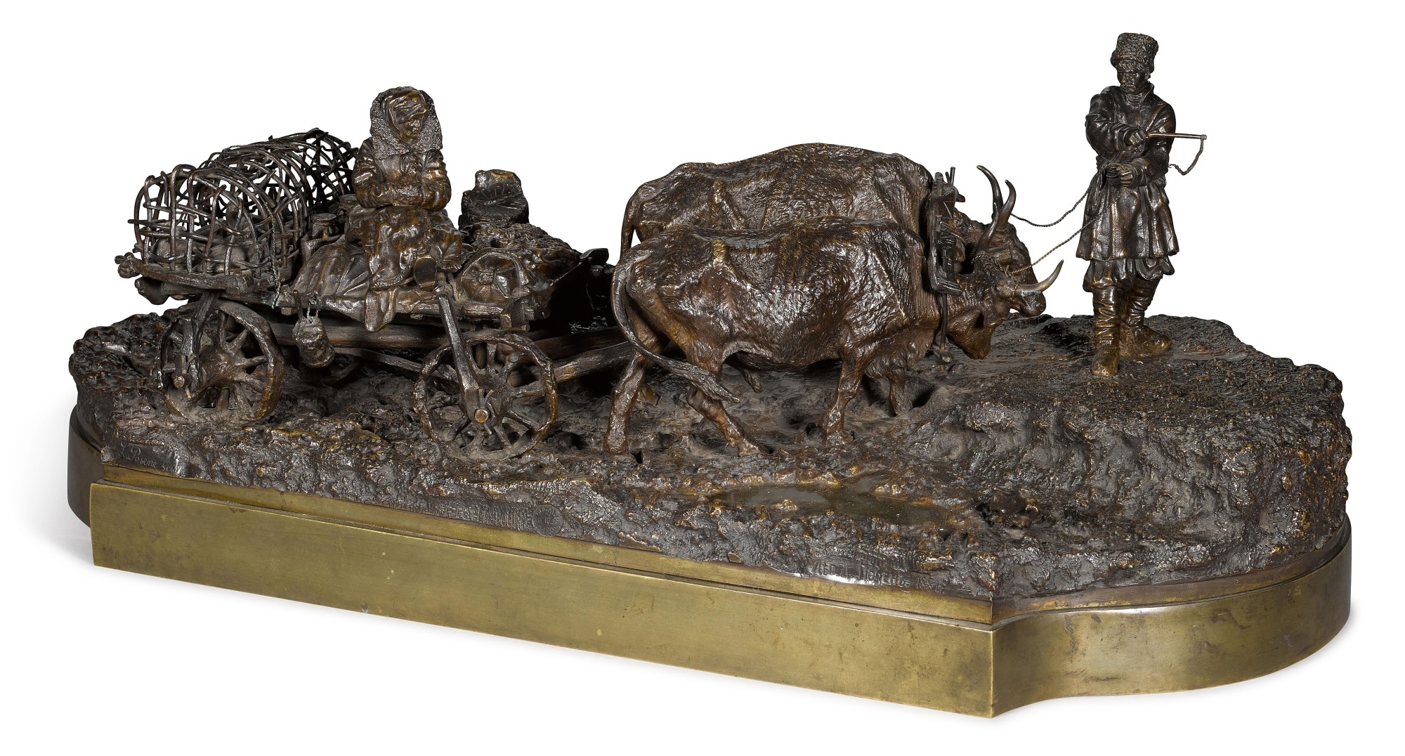 Leonid Pozen | Taking the Ducks to Market | MutualArt