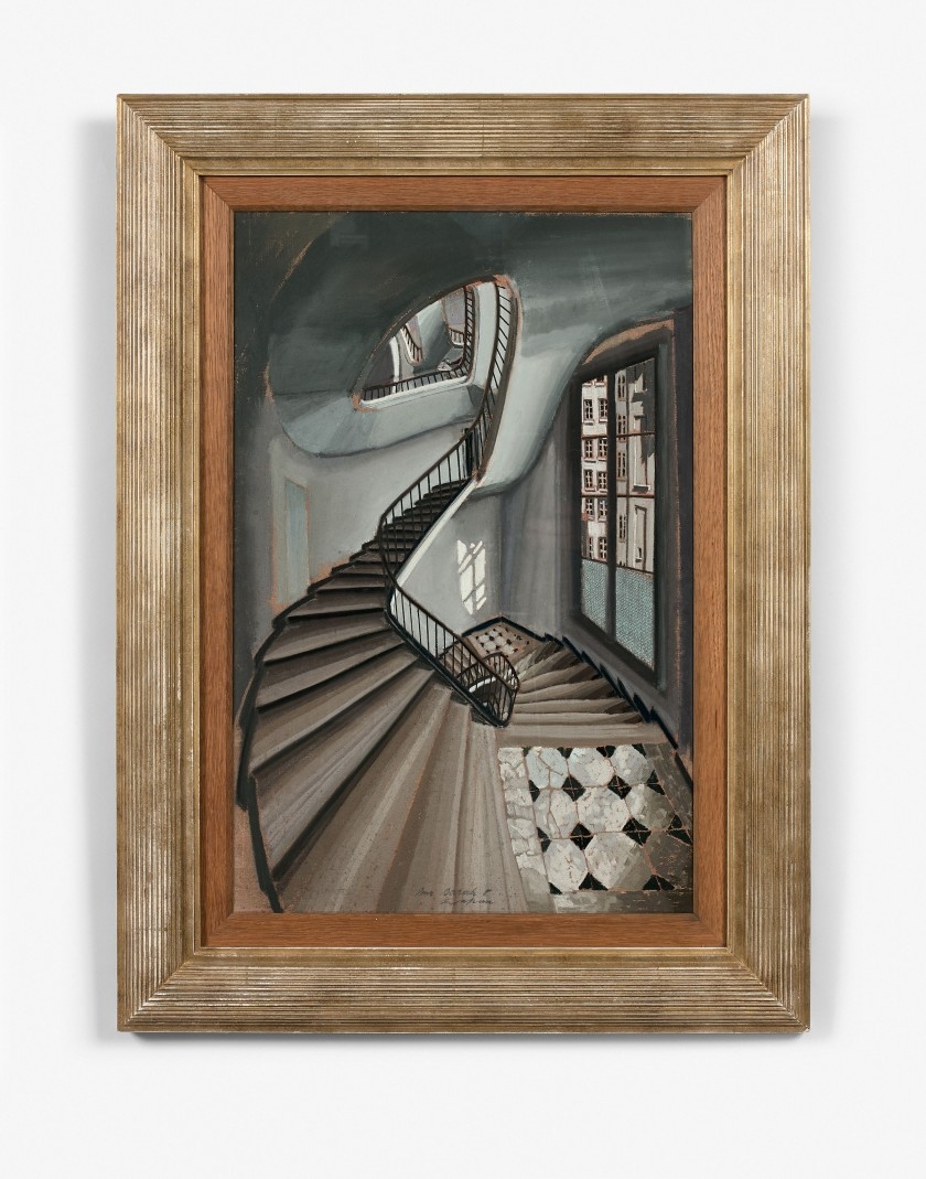 Sam Szafran | ESCALIER DE LA RUE DE SEINE | MutualArt
