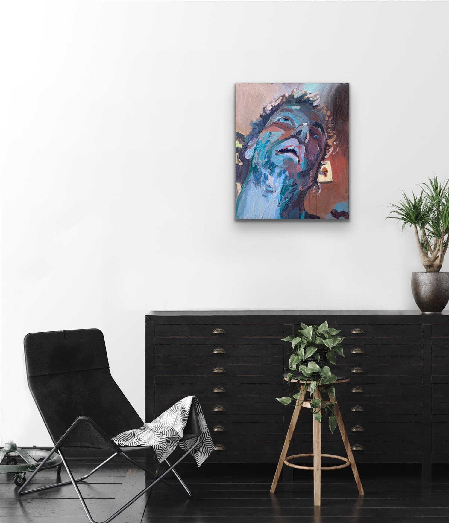 Ben Quilty | Smashed II (Self Portrait) (2009) | MutualArt