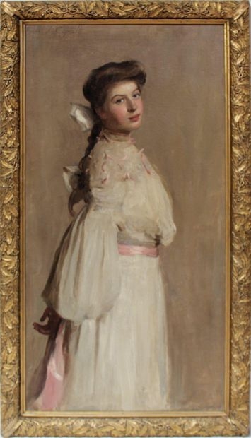 Frank Thomas Copnall | Portrait of Miss Bonham Carter | MutualArt