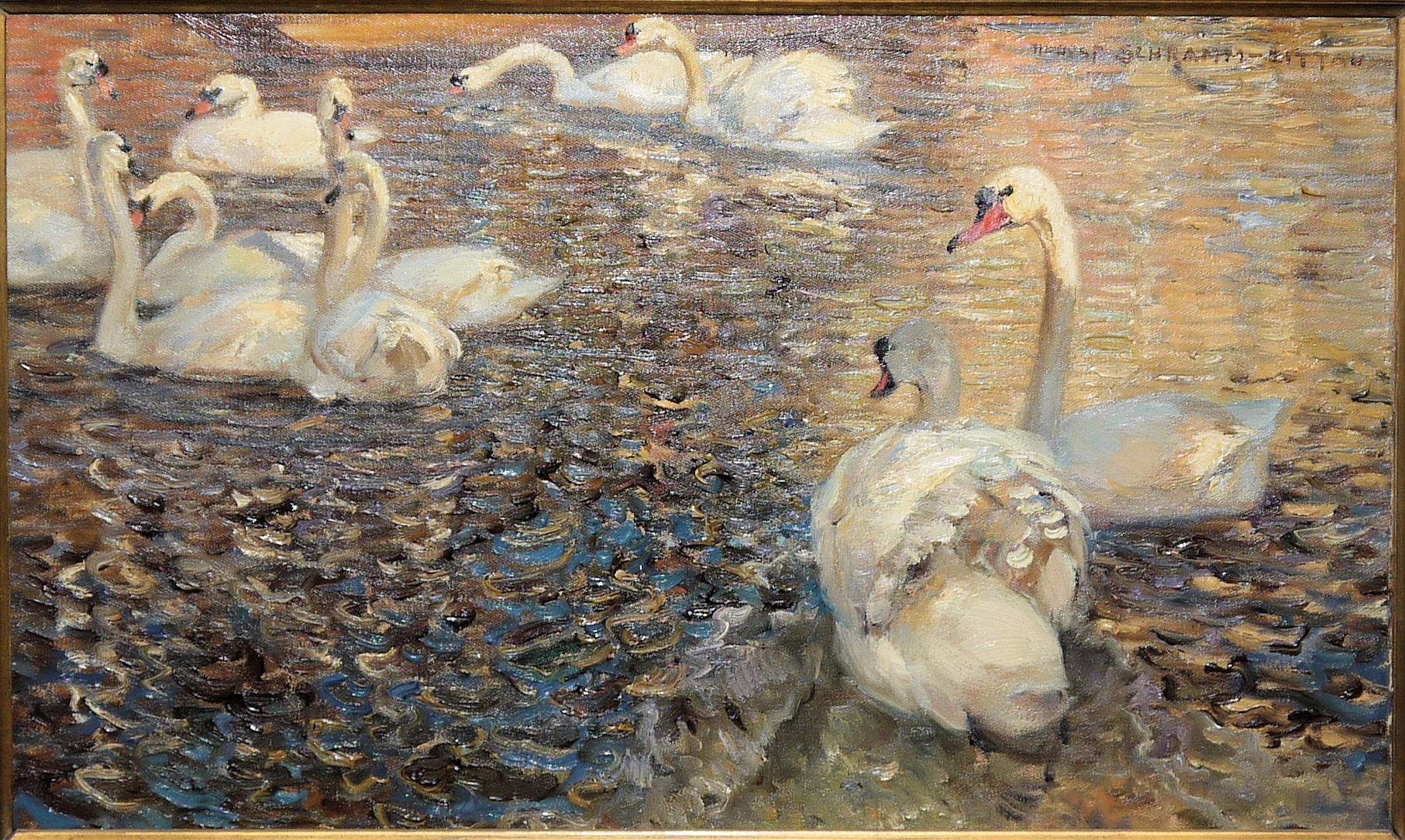 Max Rudolf Schramm-Zittau | Sitzende Frau am Wohnzimmerfenster mit ...