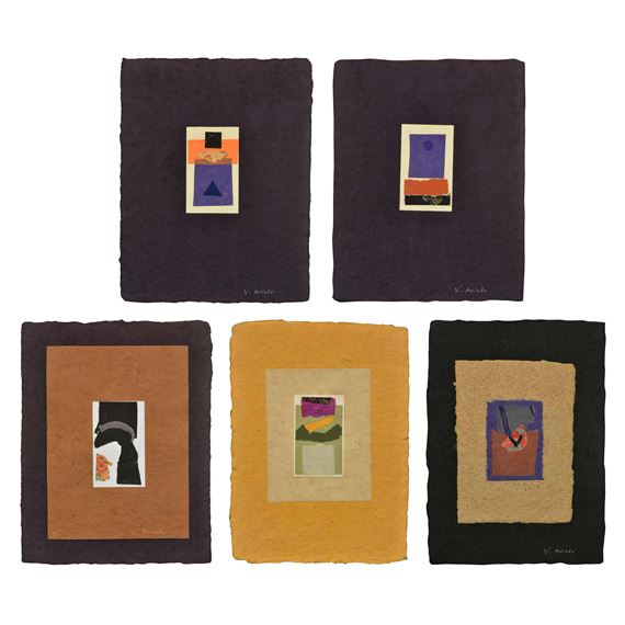 Virgilio “Pandy” Aviado | Five works: Untitled | MutualArt