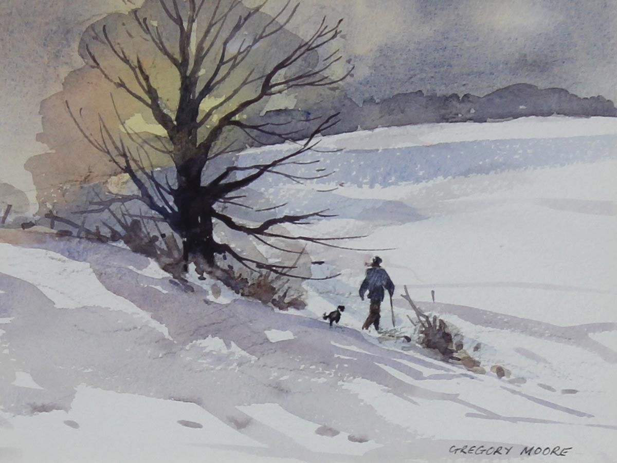 Gregory Moore | WINTER LANDSCAPE | MutualArt