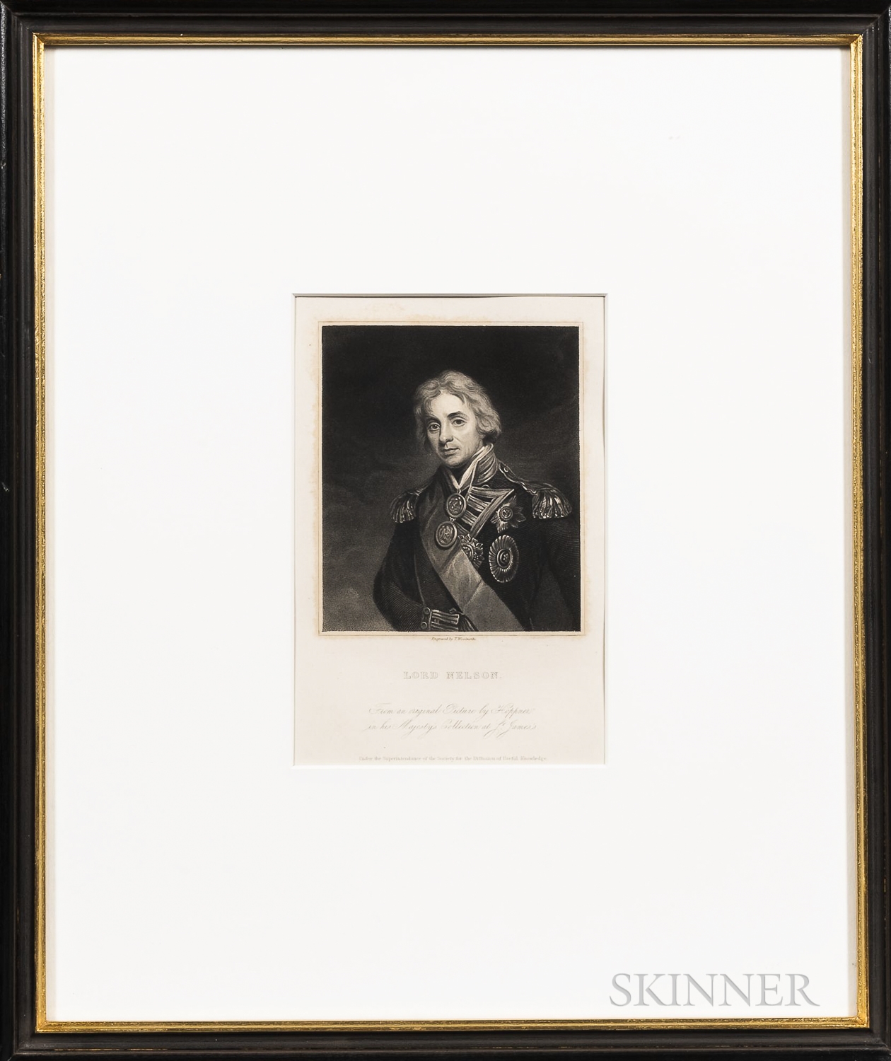 John Hoppner | Seven Portrait Engravings of Vice-Admiral Horatio Nelson ...