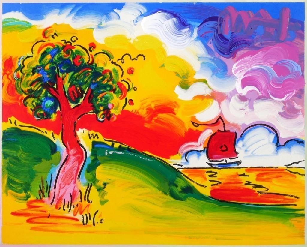 Peter Max | Quiet Lake | MutualArt