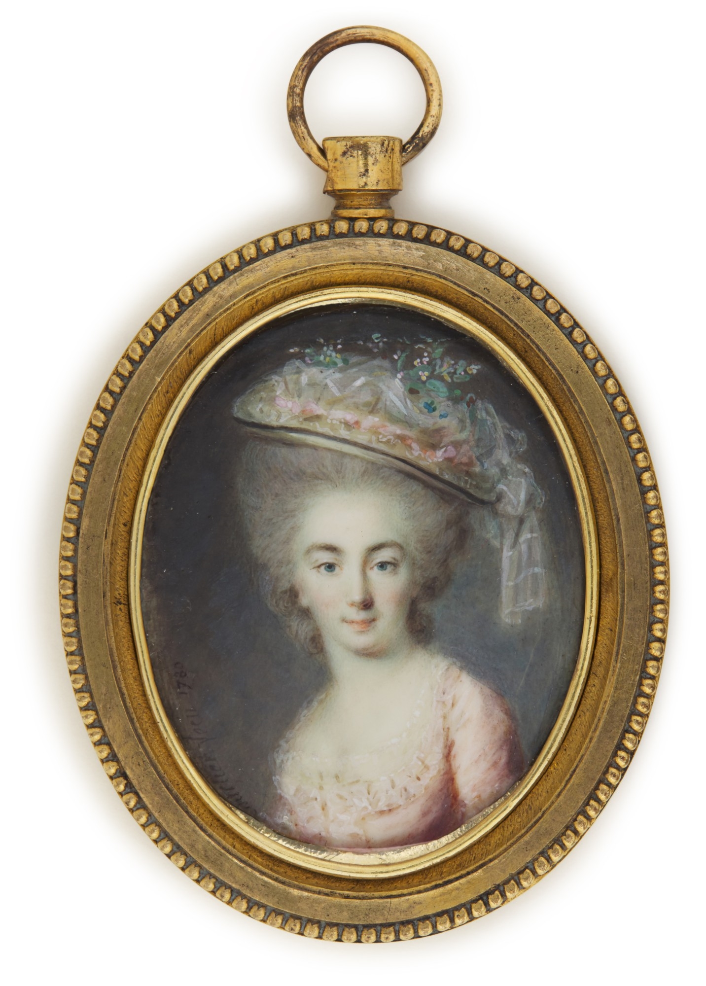 Antoine Vestier | Portrait of a lady, traditionally identifed as the ...