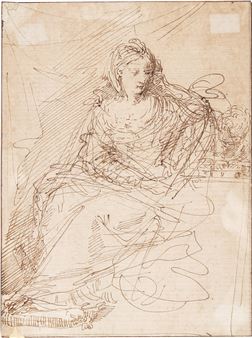 Creti Donato | pen and brown ink and grey wash | MutualArt