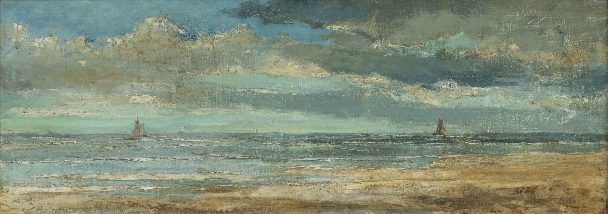 Louis Artan de Saint Martin | Marine with yachts | MutualArt