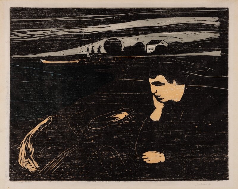 Edvard Munch | VAMPYR II (W. 41) (1902) | MutualArt