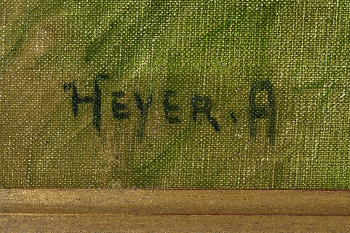 Arthur Heyer | Two Cats Playing | MutualArt