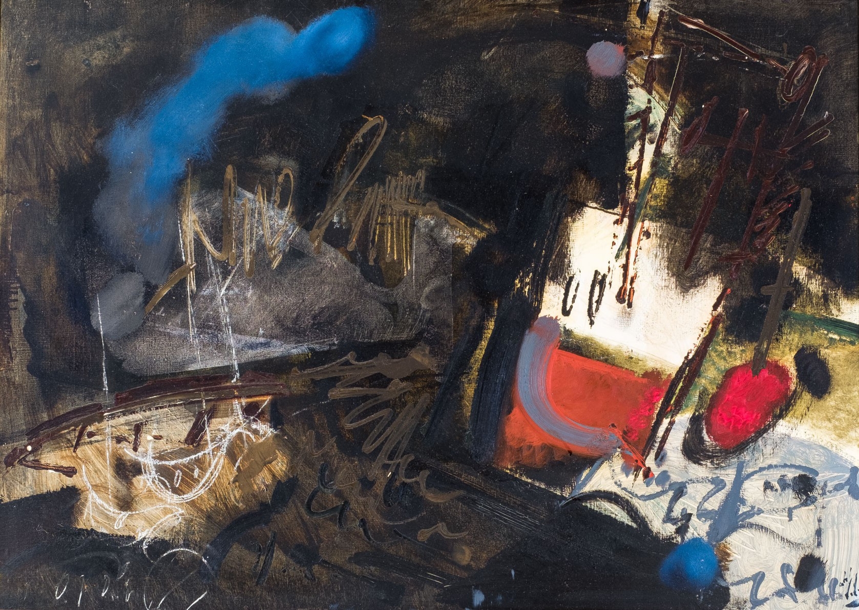Alvaro Delgado | Puerto de noche (1991) | MutualArt