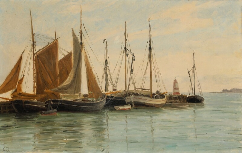 Louise Bonfils | Farmhouse exterior and Harbour view from Rødvig ...