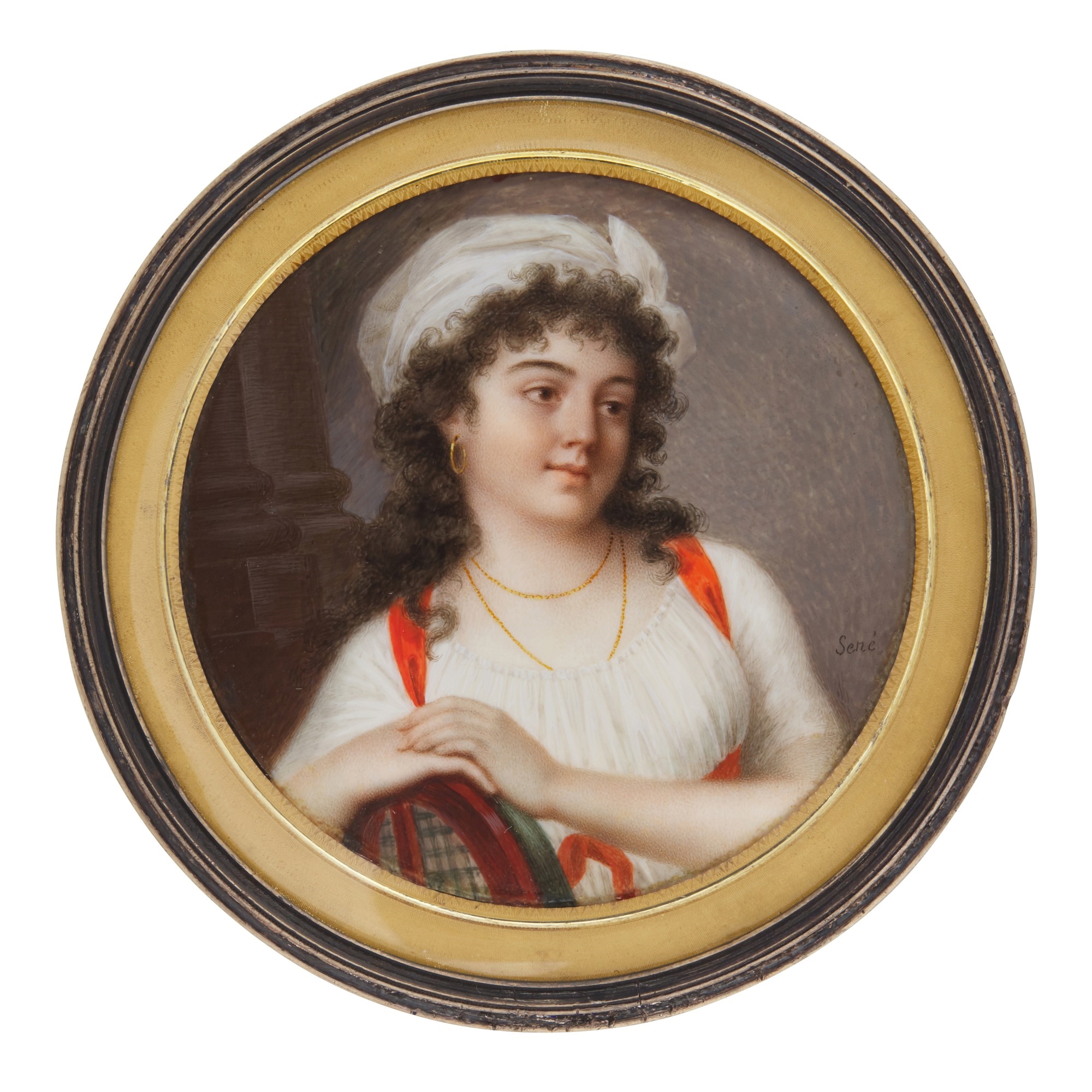 Louis Sené | Portrait of a lady, traditionally identified as the ...