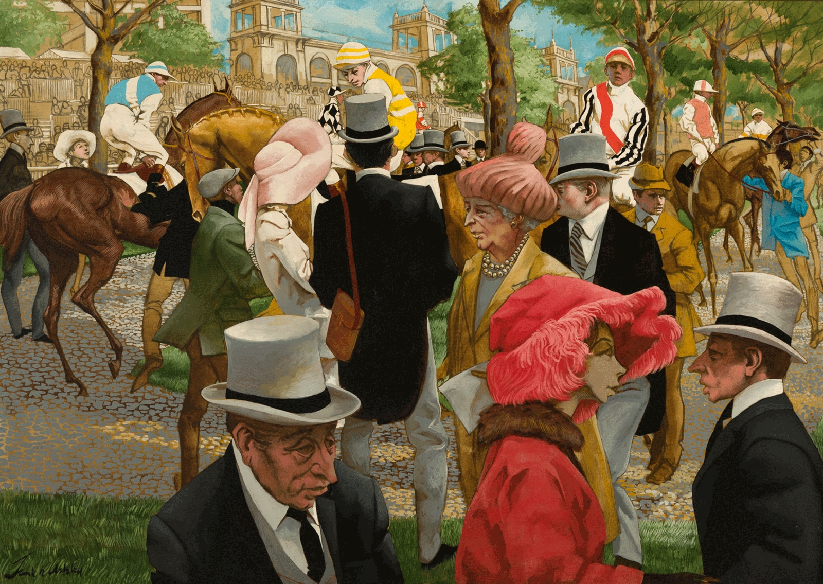 Frank Nelson Ashley | Longchamp Paddock- Grand Prix De Paris | MutualArt