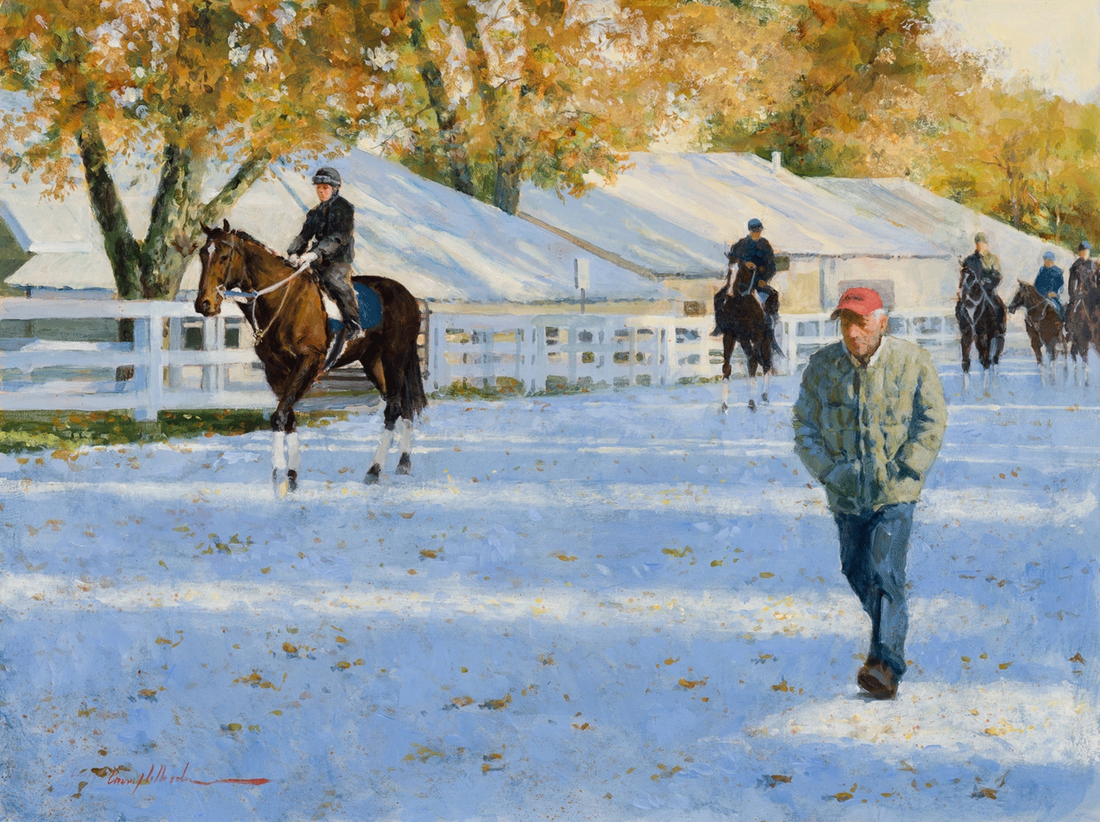 Larry Wheeler | A Fall Stroll | MutualArt
