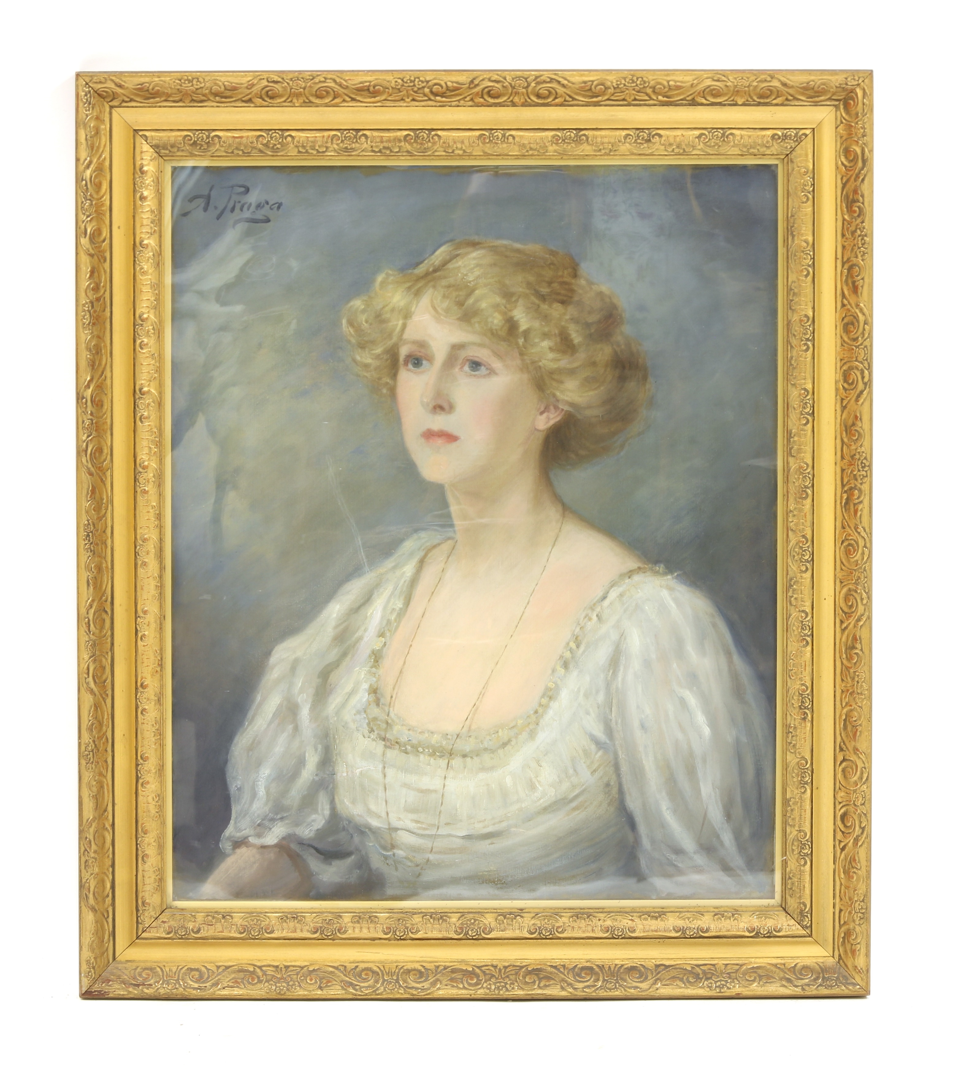 Alfred Praga | Portrait of a lady | MutualArt
