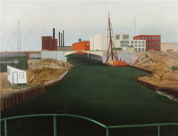 Ralph Mayer | Newtown Creek (1939) | MutualArt