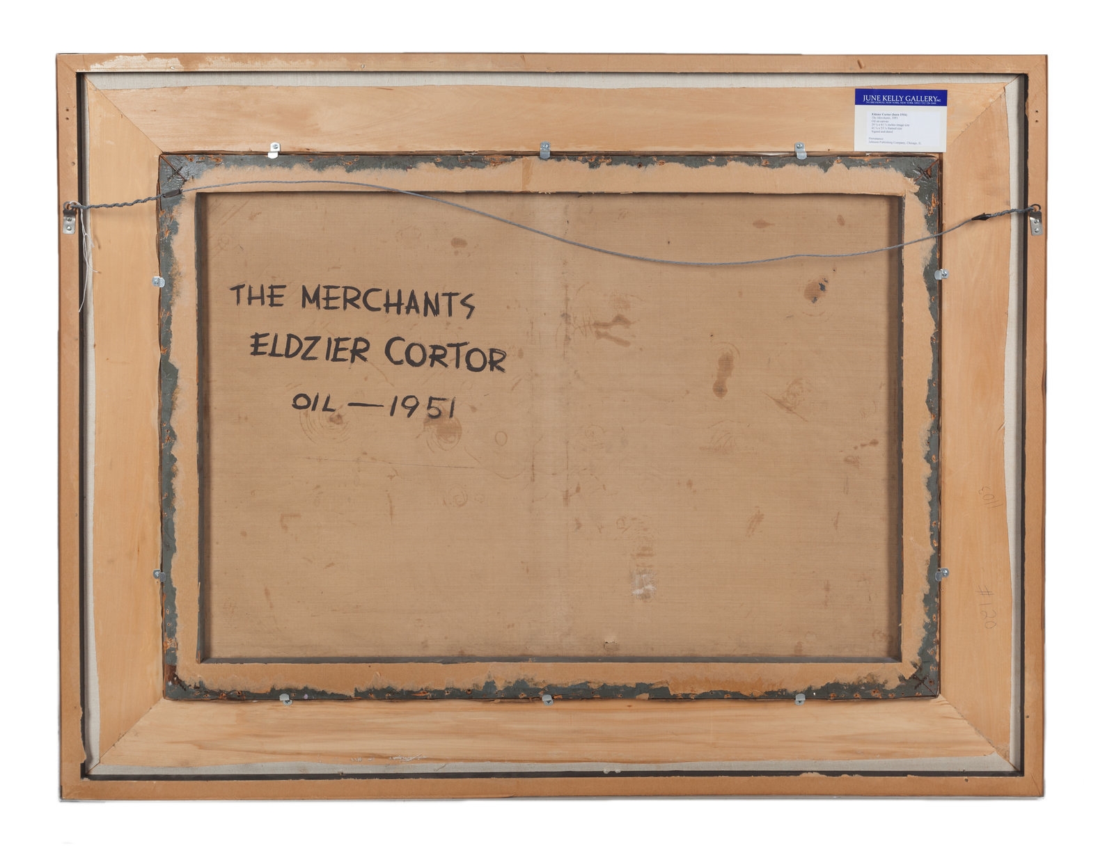 Eldzier Cortor | The Merchants (1951) | MutualArt