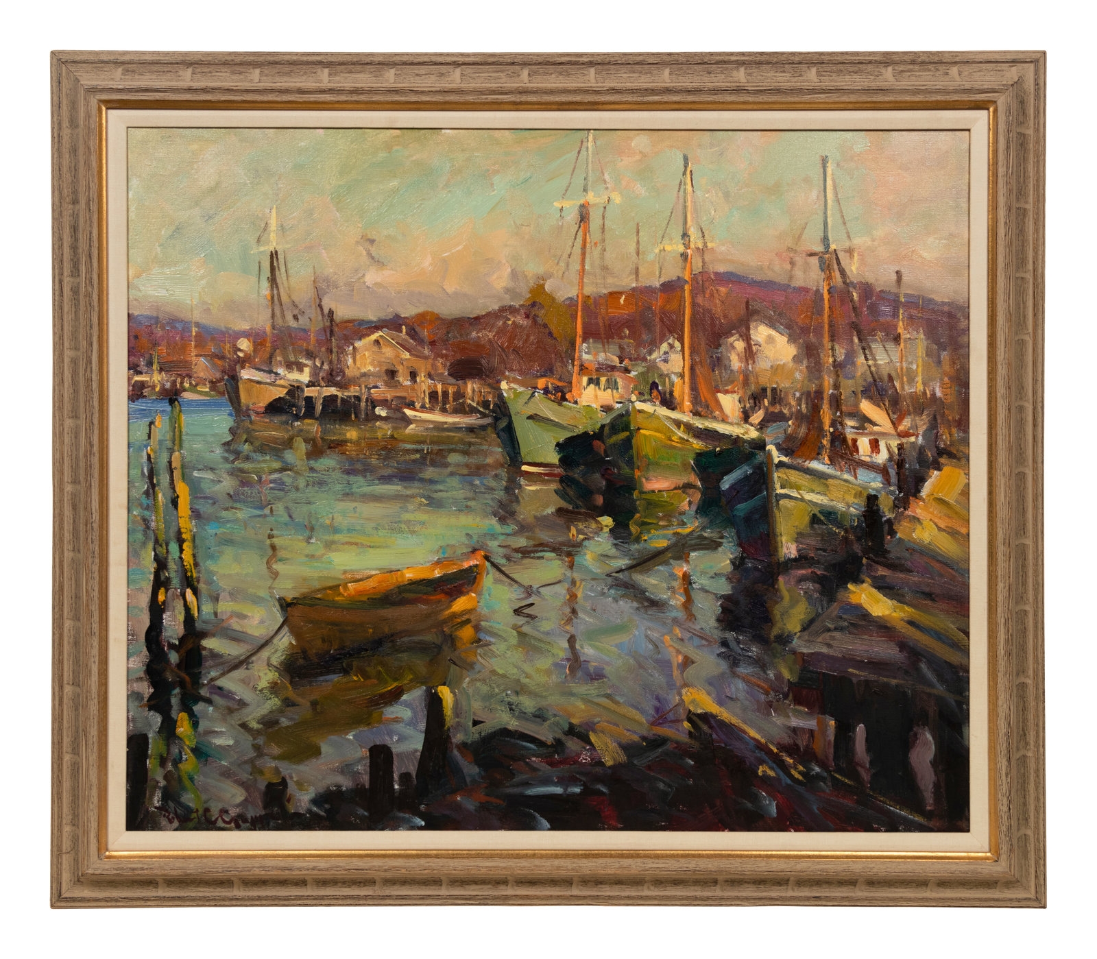 Robert Charles Gruppe | Boats at Harbor | MutualArt