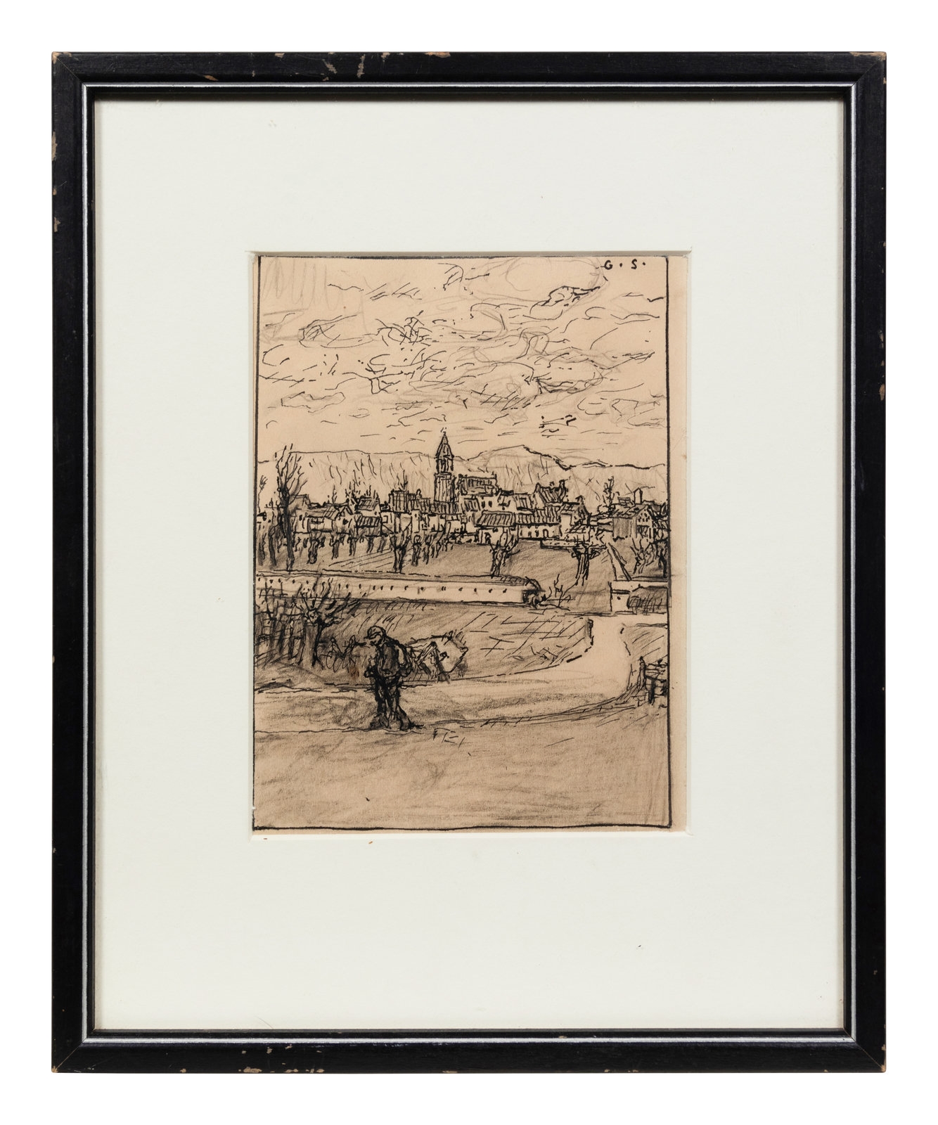 Gerrit Van Sinclair | Italian Village (1920) | MutualArt