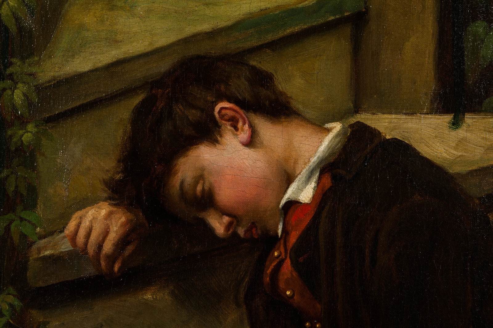William Fitz | Boy with Violin (1886) | MutualArt