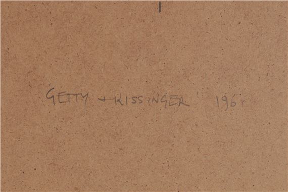 John Bignell | JOHN PAUL GETTY I MEETS HENRY KISSINGER (1961) | MutualArt