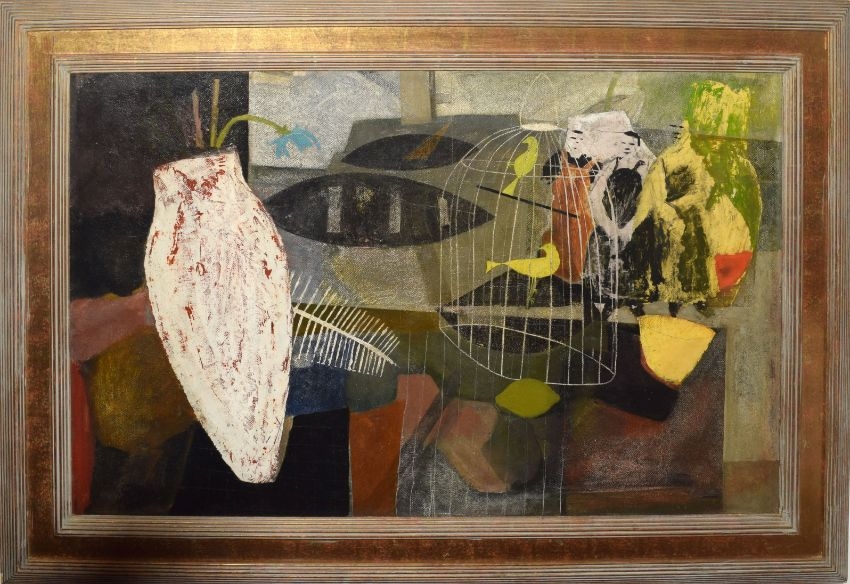 Richard Gerald E. Butler | Still Life study of birds in a case by a ...