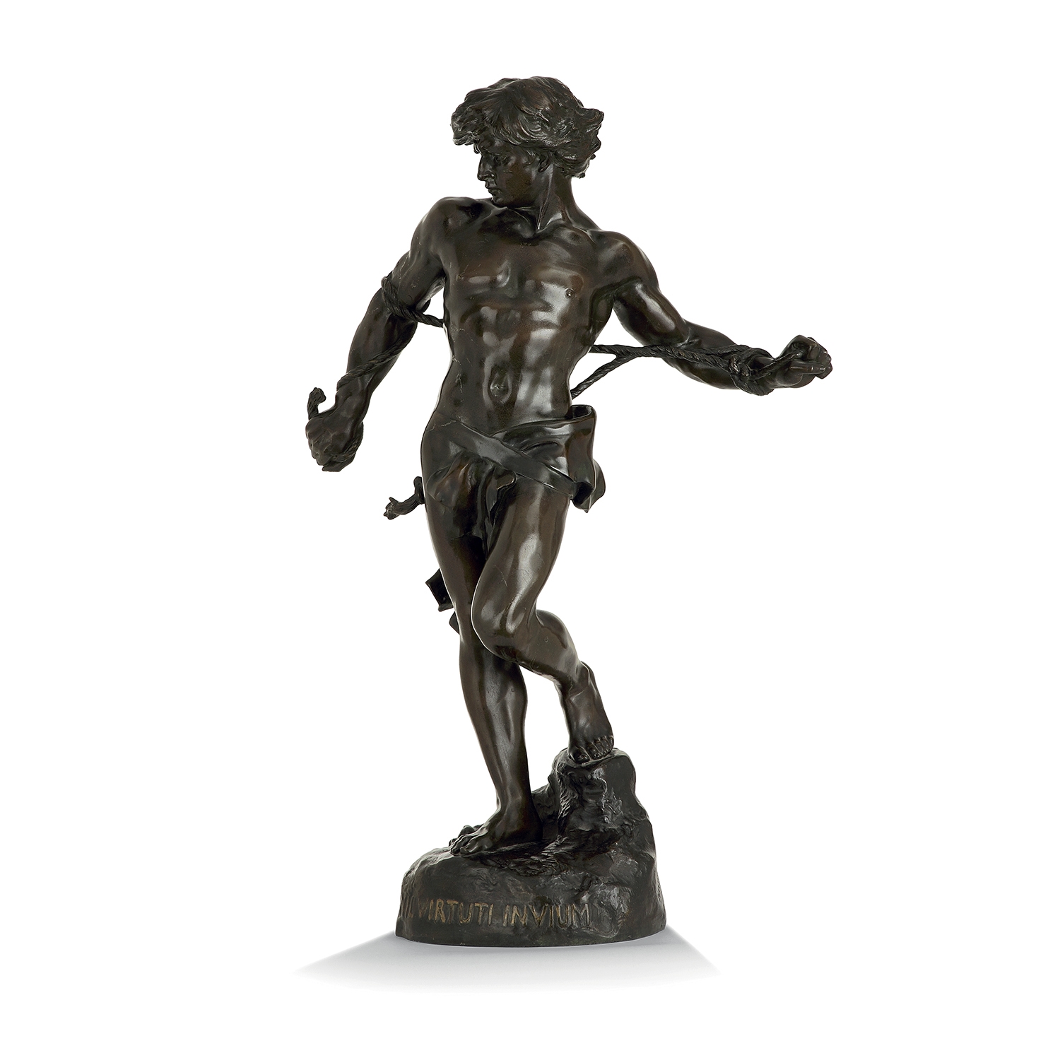 Henri Desire Gauquié | NIL VIRTUTI INVIUM OU SAMSON SE DÉLIVRANT DE SES ...