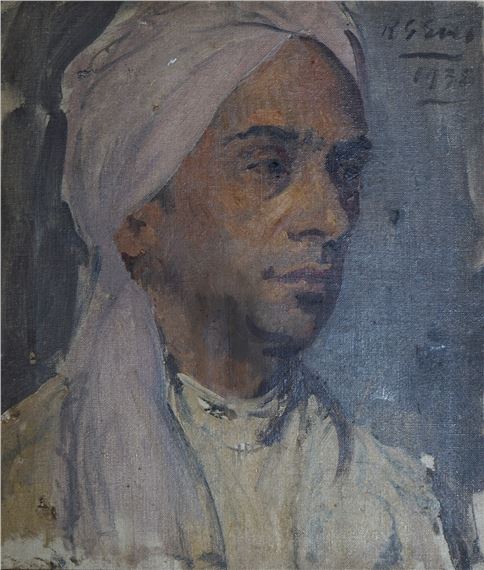 Reginald G. Eves | Portrait of an Arab man (1938) | MutualArt