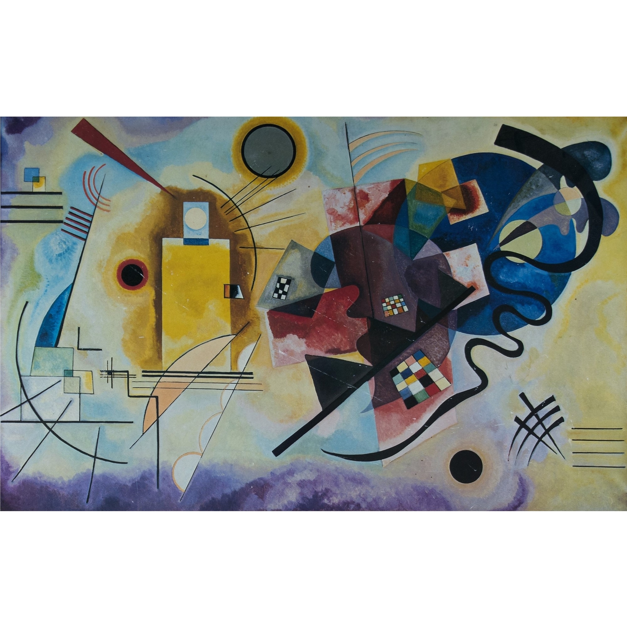Wassily Kandinsky Yellow Red Blue