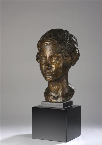 Raymond Martin | Portrait of a young girl | MutualArt