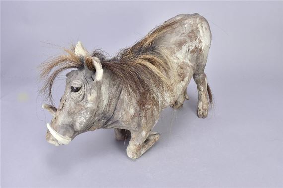Nick Mackman | Kneeling Adult Warthog | MutualArt