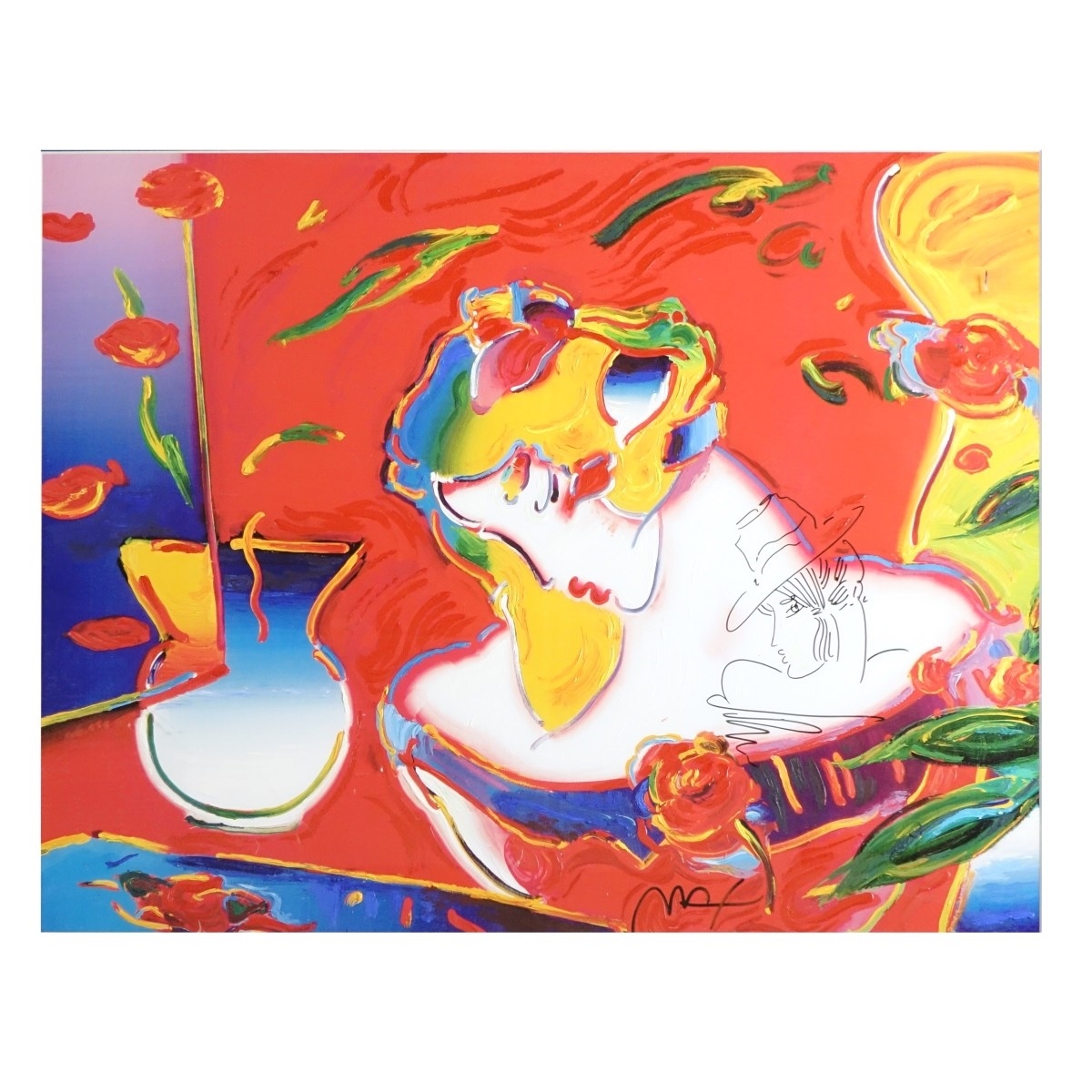 Peter Max | Woman in Love | MutualArt