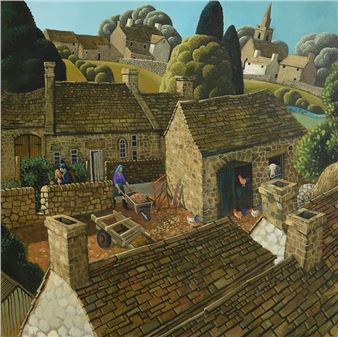George Callaghan | THE WINDING ROAD THROUGH THE HILLS | MutualArt