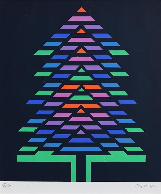 Patrick Scott | CHRISTMAS CARD (1987) | MutualArt