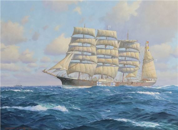 Stephen J. Card | Ship Portrait - Lawhill of Finland - Steel hulled ...