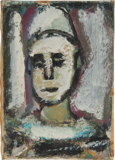 Georges Rouault | Jeune clown pensif (Circa 1940) | MutualArt