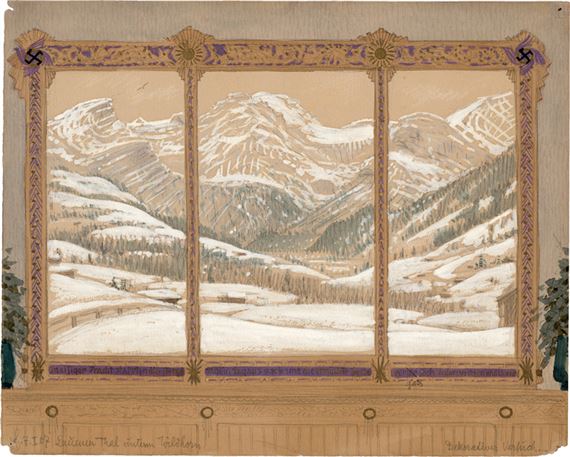 Hugo Höppener | Dekorativer Versuch, Lauenen Thal unterm Wildhorn (1907 ...