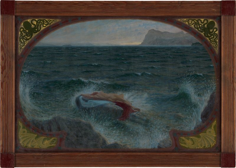 Hugo Höppener | Nachtflutwellen am Moldefjord (1895 - 1930) | MutualArt