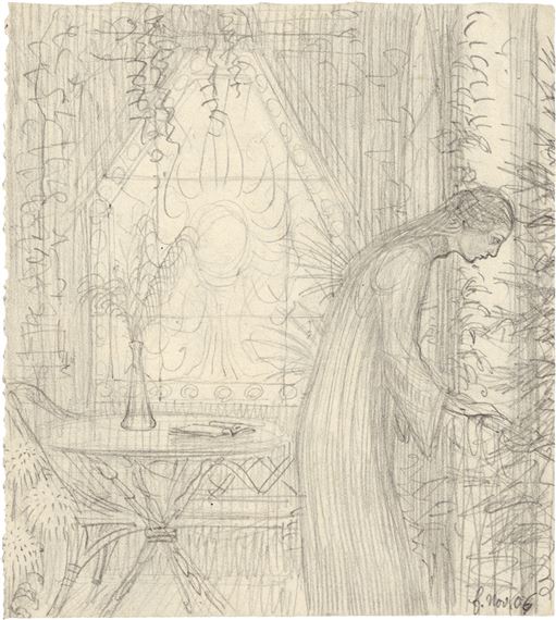 Hugo Höppener | Auf der Veranda (1906) | MutualArt