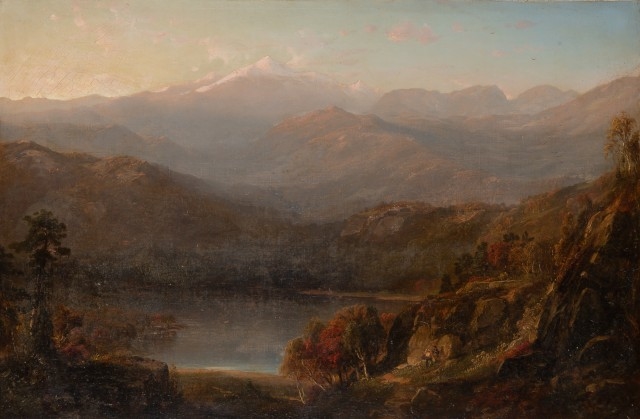 Samuel Colman | View of Mount Washington from the Saco River (1856 ...